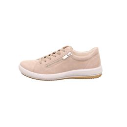 Legero Damen Sneaker "TANARO 5.0", Gr. 43tasso (beige), Veloursleder, unifarben, Schuhe, Komfortschuh, Freizeitschuh, Schn&uuml;rschuh mit Rei&szlig;verschluss
