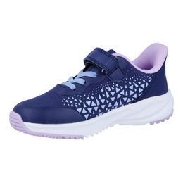 Richter M&auml;dchen Slip-On Sneaker "Buddy", Gr. 34, blau, Lederimitat, Textil, gemustert, Schuhe, Freizeitschuh, Halbschuh mit WMS, Gr&ouml;&szlig;enschablone zum