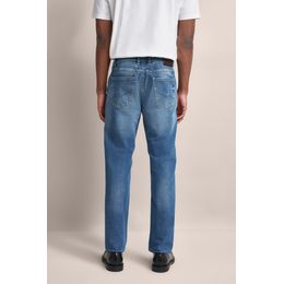 Bugatti Herren 5-Pocket-Jeans "Basic Essential", blau, Gr. 36, 97% Baumwolle, 3% Elasthan, Jeans, Authentic Denim