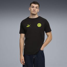 Puma Herren T-Shirt "Borussia Dortmund KING T-Shirt Herren", gelb, Gr. S, clean, Obermaterial: 100% Baumwolle. Rippe: 29% Polyester, 71% Baumwolle.