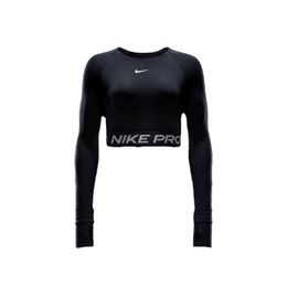 Nike Pro Dri-Fit 365 Crop Longsleeve Bekleidung Damen schwarz