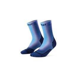 CEP Core Run Edt. Gradient Mid Cut Socks Bekleidung Damen blau