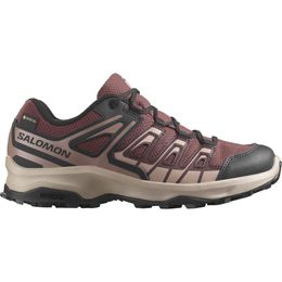 Salomon Damen Wanderschuh "EXTEGRA GTX W", Gr. 42, rosa, Synthetik, Textil, Schuhe, wasserdicht dank Gore-Tex Membrane