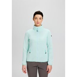 Icepeak Damen Fleecejacke "AIKES"light gr&uuml;n, Gr. L, Obermaterial: 100% Polyester, Jacken, schnell trocknendes Material, aus Polyester