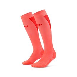 CEP Core Run Ultralight Tall Socks Bekleidung Damen rot