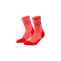 CEP Core Run Edt. Elliptic Mid Cut Socks Bekleidung Damen rot
