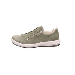 Legero Damen Sneaker "TANARO 5.0", Gr. 38, gr&uuml;n, Veloursleder, unifarben, Schuhe, Komfortschuh, Freizeitschuh, Schn&uuml;rschuh mit Rei&szlig;verschluss