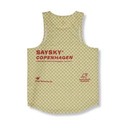 Saysky Checker Combat Singlet Bekleidung Herren gr&uuml;n