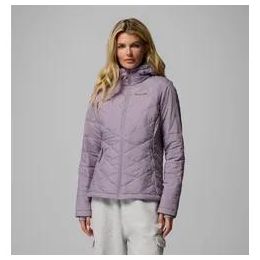 Steppjacke Columbia "Heavenly Hooded Jacket", Damen, Gr. S, shale lila, Web, Obermaterial: 100% Polyester. Wattierung: 100% Polyester, normal, hoch geschlossener Ausschnitt, eingesetzt eingefasste Kante mit Daumenl&ouml;chern, Jacken Steppjacke, &Uuml;bergangsjacke