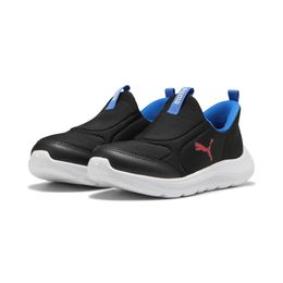 Puma M&auml;dchen Sneaker "Fun Racer 2 SLIPTECH Sneakers Kinder", Gr. 31schwarz for all time rot, Obermaterial: Textil, Synthetik. Futter: Textil.