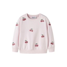 name it Sweatshirt 'NMFFAIRY' M&auml;dchen Gr&ouml;&szlig;e 116 dunkelgr&uuml;n / ros&eacute; / pastellpink