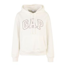 GAP Petite Sweatshirt 'HERITAGE' Damen Gr&ouml;&szlig;e M beige / grau / wei&szlig;