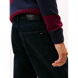 Tommy Hilfiger Herren Tapered-fit-Jeans "HARLEM"windum blau schwarz, Gr. 30, Denim/Jeans, Obermaterial: 100% Baumwolle, Jeans, Regular Fit, mit