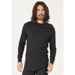 WHISTLER Herren Funktionsshirt "Cerro", schwarz, Gr. S, unifarben, 85% Wolle, 15% Lyocell, Shirts, mit Merinowolle und Lyocell