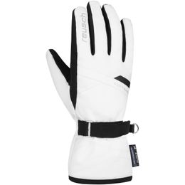 Reusch Damen Skihandschuhe "Helena R-TEX XT", schwarz-wei&szlig;, Gr. 6,5, mehrfarbig, 87% Polyester, 11% Lederimitat, 2% Elasthan, Handschuhe, in