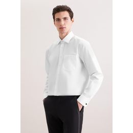 Seidensticker Herren Businesshemd "Schwarze Rose", wei&szlig;, Gr. 38, unifarben, 100% Baumwolle, Hemden, Regular 1/1 Kentkragen Uni