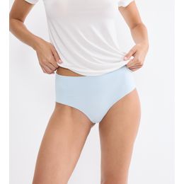 Triumph Damen Slip "Pretty Micro Maxi", Gr. S, blau, Microfaser, Obermaterial: 61% Polyamid, 39% Elasthan, unifarben, Unterhosen, nahtlos