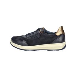 Ara Damen Sneaker "Ara Sneaker Leder", Gr. 44, blau, Leder, Schuhe