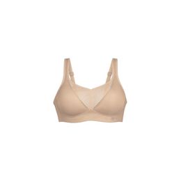 Anita active Damen Sport-BH "Air Control Deltapad", Gr. 95desert, Netz, Obermaterial: 49% Polyamid, 39% Polyester, 12% Elasthan, Basic, BHs,