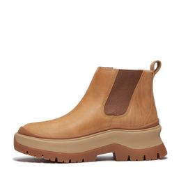 Timberland Damen Chelseaboots "ROXIE LANEMID CHELSEA BOOT", Gr. 40, braun, Leder, Schuhe, Stiefelette, Winterschuhe, Ankle Boots