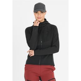 WHISTLER Damen Laufjacke "Langley", schwarz, Gr. 36, unifarben, 76% Polyester, 17% Viskose, 7% Elasthan, Jacken, aus atmungsaktivem Material