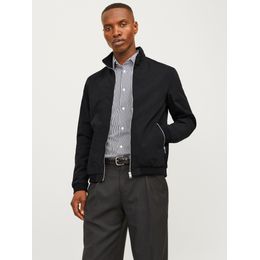 Jack & Jones JACK & JONES Herren Blouson "JJERUSH Stylisch, funktional, ideal f&uuml;r Herbst, pflegeleicht", schwarz, Gr. XS, unifarben, Web, Obermaterial: 100%