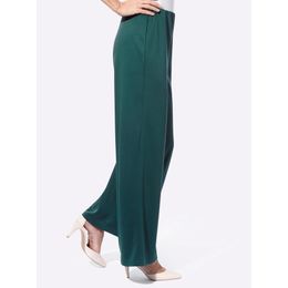 Classic Basics Damen Jerseyhose, blau, Gr. 26, unifarben, 100% Polyester, Hosen