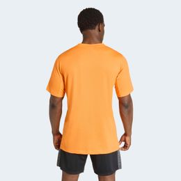 Herren T-Shirt "D4T ESS", orange, Gr. XL, adidas Performance, Obermaterial: 90% Polyester, 10% Elasthan, Shirts