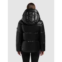 Khujo Damen Steppjacke "DEVINA2 SHINY"schwarz, Gr. XL, gl&auml;nzend, unifarben, Steppware, Obermaterial: 100% Polyester. Futter: 100% Nylon. Wattierung: