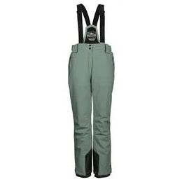 Skihose Killtec "KSW 249 WMN SKI PNTS", Damen, Gr. 38, Normalgr&ouml;&szlig;en, gr&uuml;n (graugr&uuml;n), Obermaterial: 100% Polyester;Futter: 100% Polyester;F&uuml;llung: 100% Polyester, Hosen Skihose, Wind- und wasserdicht, verstellbar, Teflon EcoEliteTM-Impr&auml;gnierung