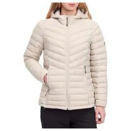 Outdoorjacke MCKINLEY "Jacke Arlo JKT W", Damen, Gr. 42, beige, Obermaterial: 100% Polyamid. Futter: 100% Polyamid. Wattierung: 90% Daunen, 10% sonstige Federn, eingesetzt B&uuml;ndchen mit Gummizug, Jacken Outdoorjacke