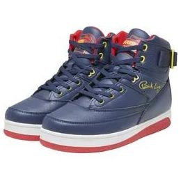 Trainingsschuh Ewing "Ewing Rebound. by Ewing 33 HI", Damen, Gr. 10.5, navy, rot, gelb, wei&szlig;, Leder, Schuhe
