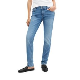 Marc O'Polo MARC O'POLO Damen Slim-fit-Jeans "aus Organic Cotton Stretch", blau, Gr. 30, unifarben, Obermaterial: 98% Baumwolle, 2% Elasthan. Futter: 65%