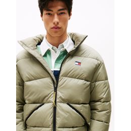 Tommy Jeans Herren Steppjacke "VAIL PUFFER", beige, Gr. XL, unifarben, Web, Obermaterial: 100% Polyamid, Jacken, Winterjacke Pufferjacket Regular fit
