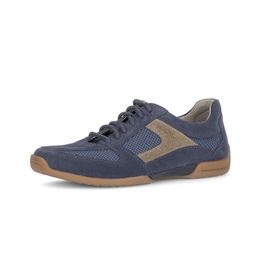 Sneaker Gabor "Sneaker low", Herren, Gr. 44, blau, Schuhe Sneaker