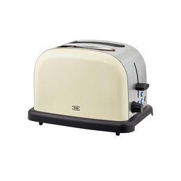 KHG Toaster TO-1005 (CE) creme Kunststoff,Edelstahl,Metall Ma&szlig;e (cm): B: 30 H: 20 T: 18.3 &raquo; H&ouml;ffner