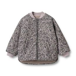 Wheat M&auml;dchen Outdoorjacke "Reversible Thermo Jacket Lake", schwarz, Gr. 140, gebl&uuml;mt, Web, Obermaterial: 100% Polyester, Jacken, wasserdicht
