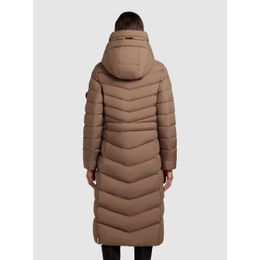Khujo Damen Steppmantel "INGRAM4", braun, Gr. XXL, unifarben, Steppware, Obermaterial: 100% Polyester. Futter: 100% Nylon. Wattierung: 100%