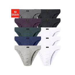 H.I.S. H.I.S Herren Slip "Herren Minislip", Gr. 3, bunt, Jersey, Obermaterial: 95% Baumwolle, 5% Elasthan, unifarben, Unterhosen, in Baumwoll-Mix