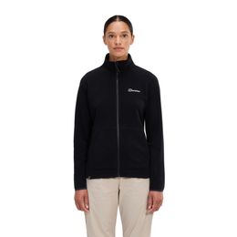 Berghaus Damen Fleecejacke "PRISM 2.0 MICRO IA FL JKT AF", schwarz, Gr. L, Fleece, Obermaterial: 100% Polyester, Jacken, mit hohem Kragen,
