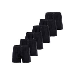 YOURBASICS Herren Boxershorts "Boxershort 6er Pack", Gr. XL, schwarz, Obermaterial: 100% Baumwolle CO., Unterhosen