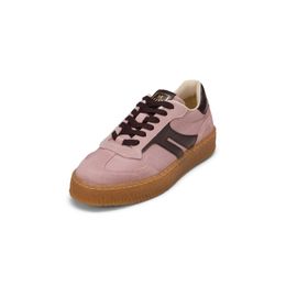 Marc O'Polo MARC O'POLO Damen Sneaker "aus Veloursleder mit Nyloneinsatz", Gr. 42dried rose, Obermaterial: 90% Leder, 10% Polyamid, unifarben, Schuhe