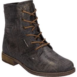 Josef Seibel Damen Stiefelette "Sienna 42, taupe", Gr. 37, grau, Obermaterial: 100% Rindsleder Leather cow., Schuhe