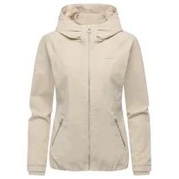 Bomberjacke Ragwear "Dizzie Cordy YOUMODO", Damen, Gr. XXL (44), beige (ecru), Obermaterial: 98% Baumwolle, 2% Elasthan. Innenfutter: 100% Polyester, l&auml;ssig geschnitten h&uuml;ftlang, hoch geschlossener Ausschnitt, &Auml;rmel ohne &Auml;rmelschlitz B&uuml;ndchen mit innenliegendem Gummizug, Jacken Bomberjacke, Cordjacke mit verstellbarer Kapuze