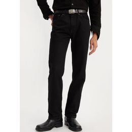 Levi's LEVI'S Herren Straight-Jeans "505", schwarz, Gr. 30, unifarben, Denim/Jeans, Obermaterial: 100% Baumwolle, Jeans, REGULAR