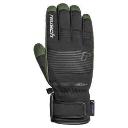 Reusch Damen Skihandschuhe "Fingerhandschuhe Andy R-TEX XT sehr warm wasserdicht,atmungsaktiv", gr&uuml;n, Gr. 9, unifarben, 46% Polyester, 25% Polyamid,
