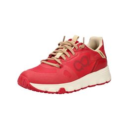 Sneaker TENHAAG "Tenhaag Sneaker Mesh", Damen, Gr. 39, rot, Textil, Schuhe Sneaker