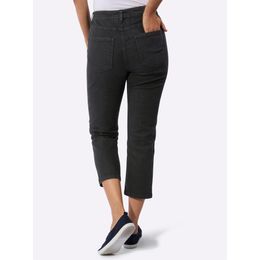 Casual Looks Damen 7/8-Jeans, schwarz, Gr. 48, unifarben, 99% Baumwolle, 1% Elasthan, Jeans