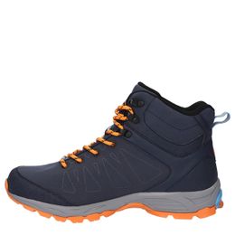 Hi-Tec Herren Wanderschuh "Hi-Tec Stiefel Raven Mid Wp", Gr. 42lt navy, marineblau, orange, saphirblau, Softshell, wasserdichte und atmungsaktive