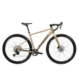Gravelbike KROSS "Gabel Carbon Esker 5.0 28" braun 12 G&auml;nge 2026" Gr. 48, braun, braun, Fahrr&auml;der, Herren, 48cm, 28 Zoll (71,12cm) hinten: 28 Zoll (71,12cm), Gabel aus Carbon
